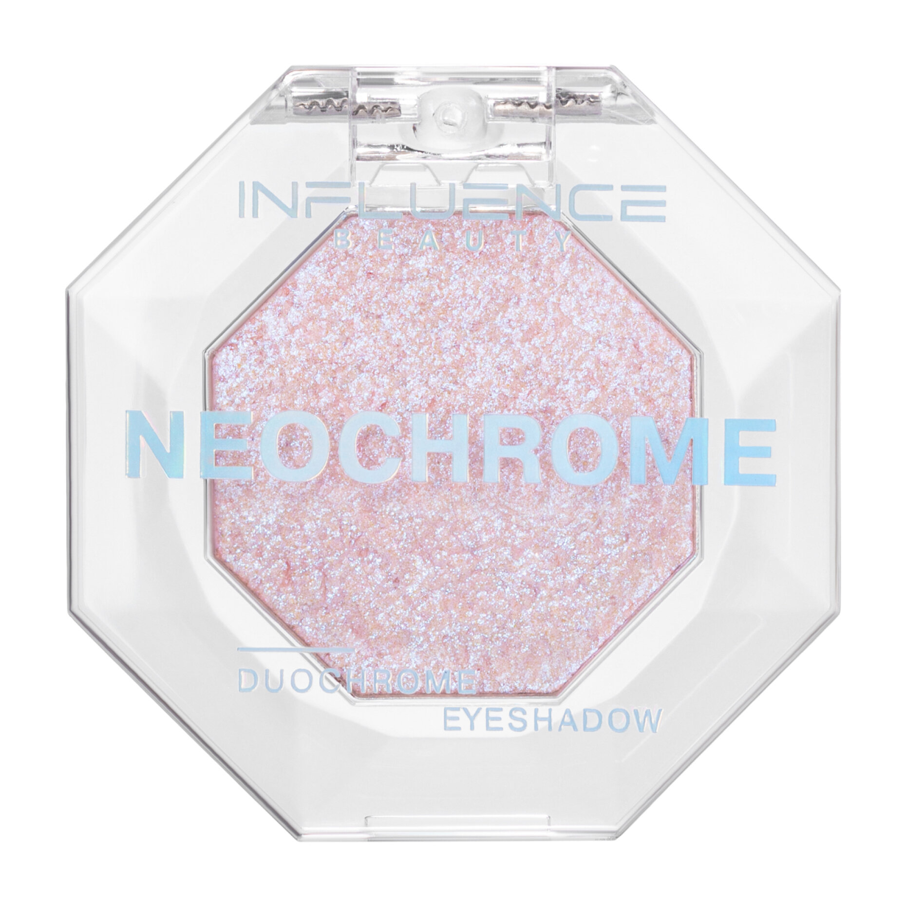 INFLUENCE BEAUTY Тени для век Neochrome дуохромные, 1,3 г, 02 Розово-голубой Дуохром