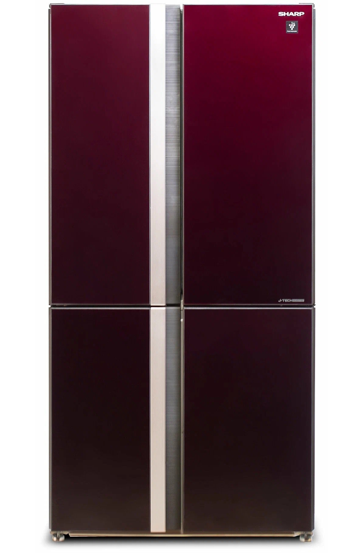 Холодильник Sharp SJGX98PRD Side-by-Side 605 (394/211) л, No Frost, бордовый