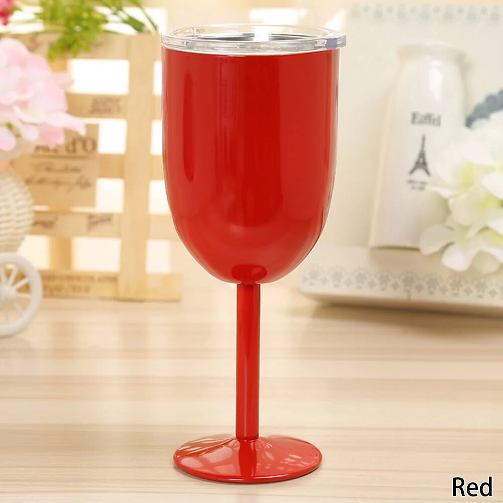 Стаканы для красного вина из нержавеющей стали, 201-300 мл, Красный