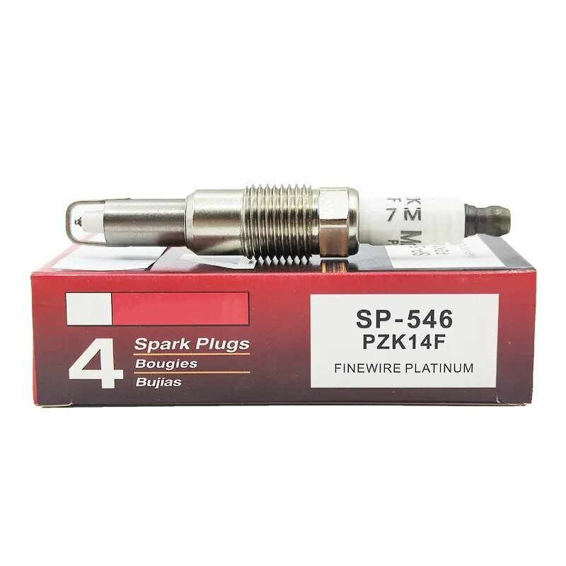 4PCS SP-546 PZK14F Motorcraft Платиновая свеча зажигания для Ford Expedition F150 F250 PZK-14F SP546 CYFS-12Y-5 SP515 PZH14F Шины 135 R1
