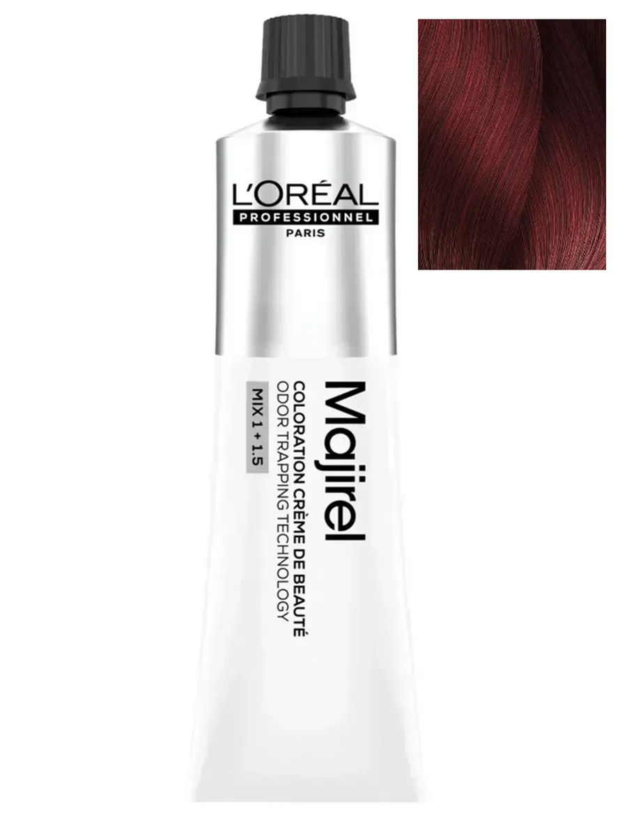 Краска для волос L'Oreal Professionnel Majirel [OTT] с технологией улавливания запаха, 6.66