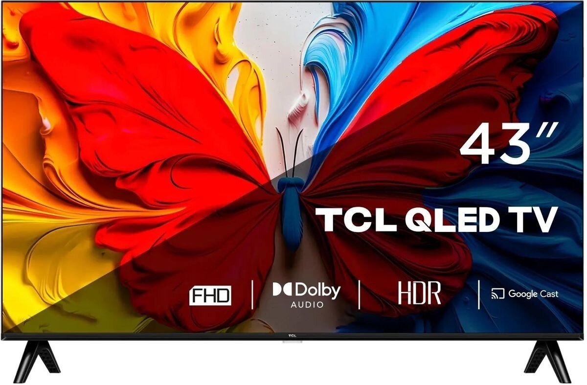 Телевизор TCL 43" 43S5K черный LED FULL HD 60HzUSB WiFi Smart TV