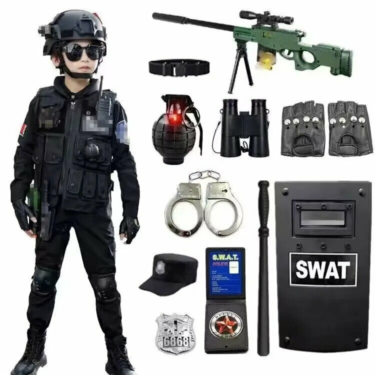 Игрушечный костюм для детей спецназа