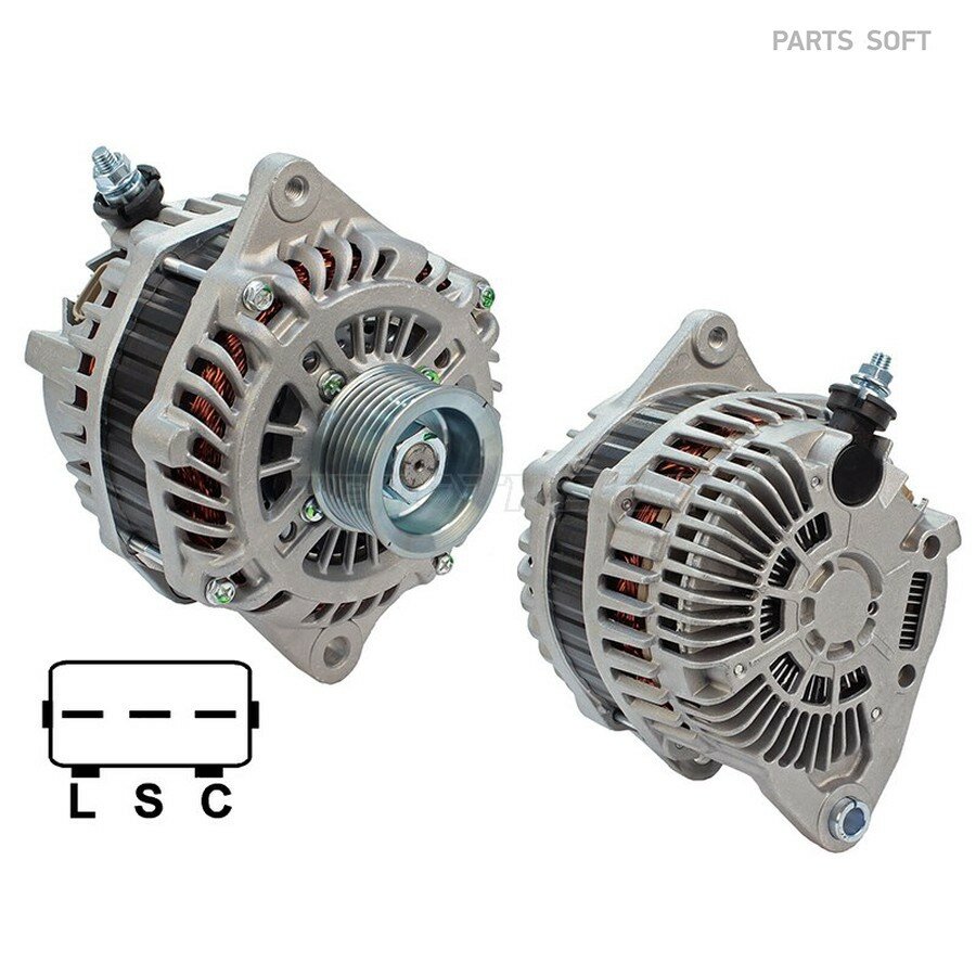 Генератор NISSAN TEANA J32 VQ25DE 08-13/MURANO Z51/Z51R VQ35DE 08-1512V 130A от официального дистрибьютора, SAT, артикул ST231001AA1A