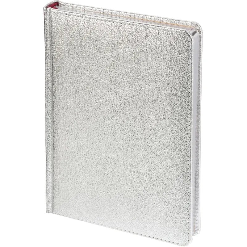 Ежедневник недатированный Sidney Nebraska, А5, 136л, серебро 3-128/10