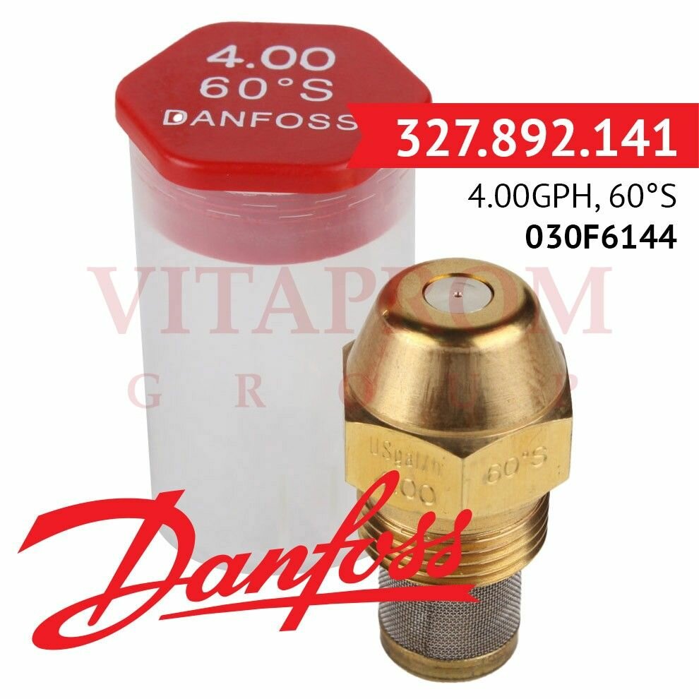 Форсунка Danfoss 4.00GPH, 60S, 030F6144