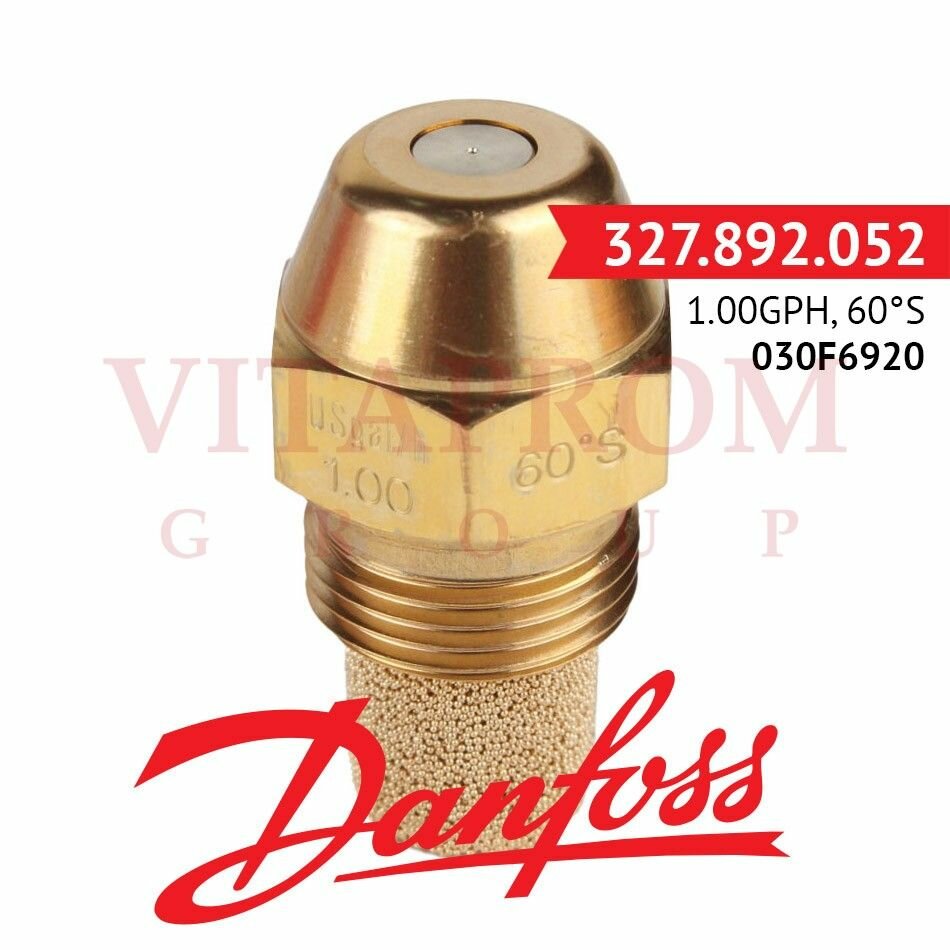 Форсунка Danfoss 1.00GPH, 60S, 030F6920 — фото 1