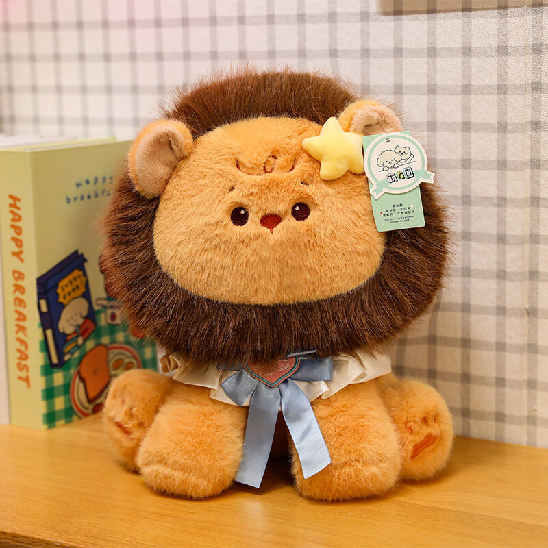 Нагрудник цирковой слон плюшевая игрушка кукла маленький кулон красивая тряпичная кукла милый лев кукла оптовая продажа