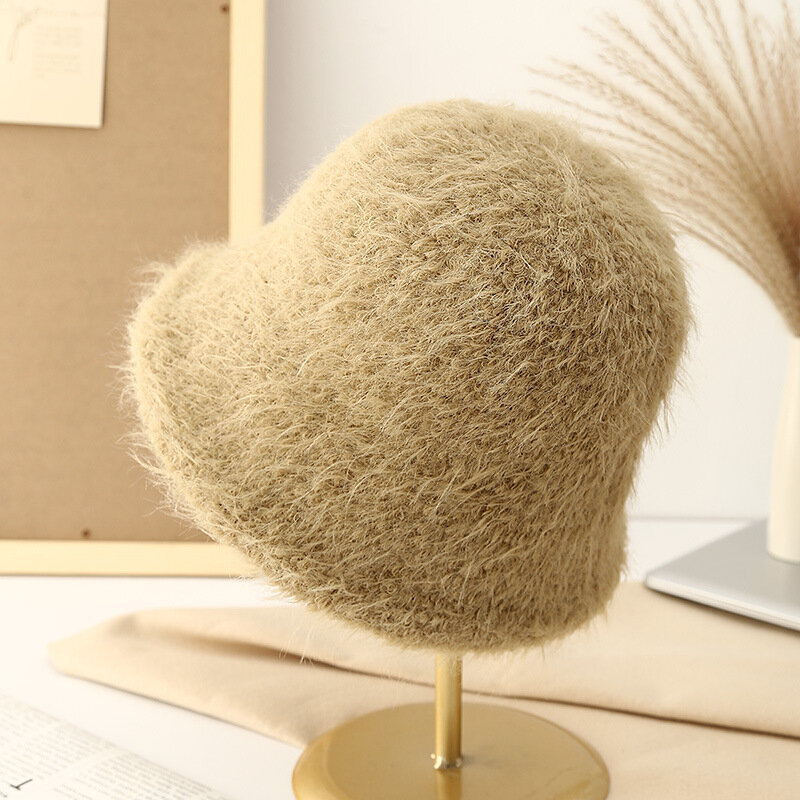 Женские шапки, новые осенние и зимние рыбацкие шапки, теплые уличные модные шапки-тазики в корейском стиле, универсальные японские шляпы-ведра для женщин.