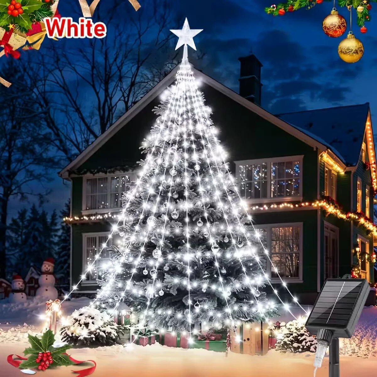 Светодиодная гирлянда "Водопад", White, 2m, USB Powered
