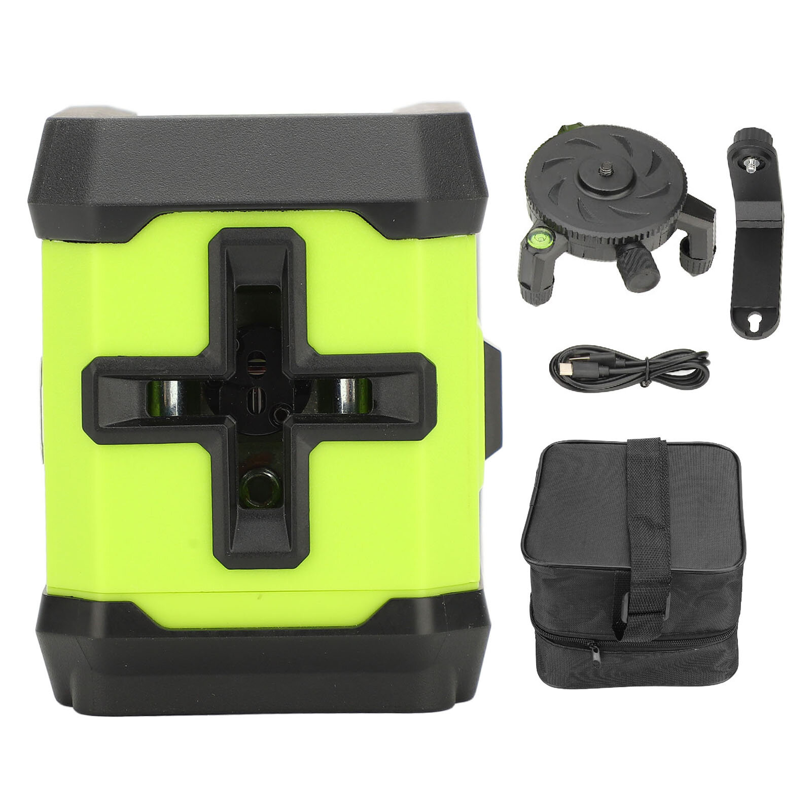 Laser Line Level 2 Lines Green Beam Adjustable Brightness High Visibility IP54 Waterproof Leveling Tool