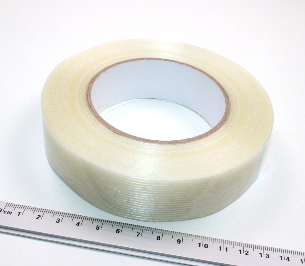 Скотч усиленный стекловолокном 0,15 х 30 мм 50 м