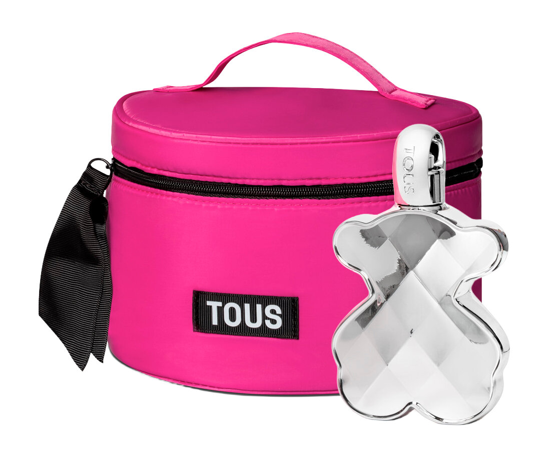 TOUS LoveMe Silver 2025 Набор (Парфюмерная вода жен, 90 мл + Косметичка)