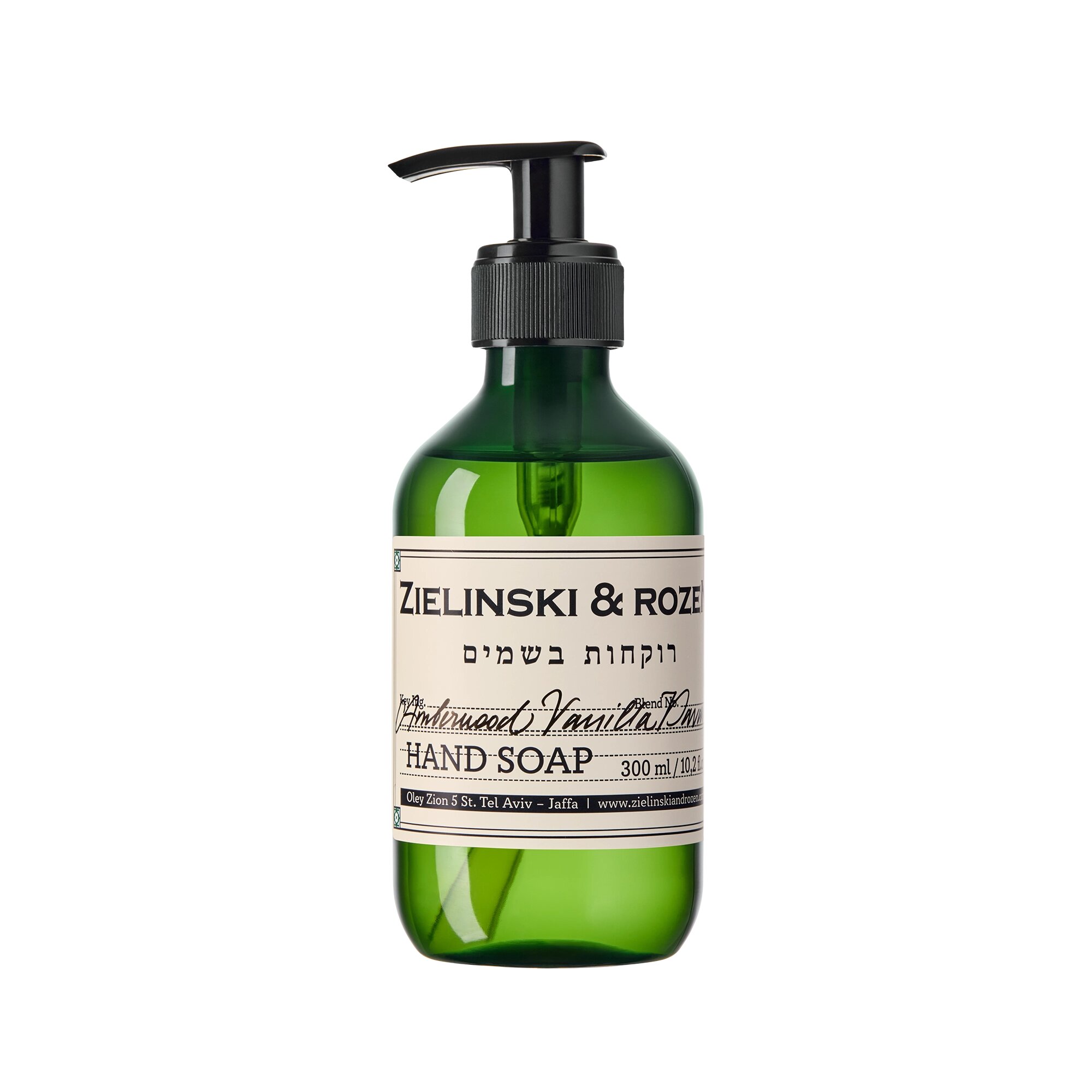 Zielinski & Rozen Жидкое мыло Амбервуд, Ваниль, Давана 300мл