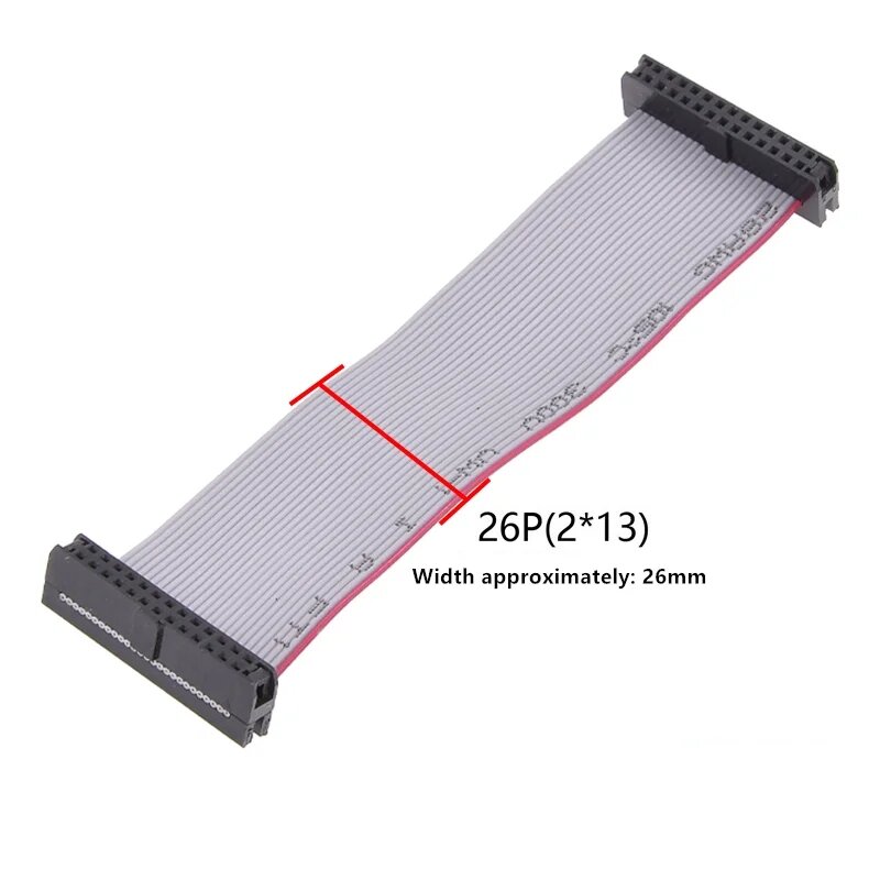 Arvin FC2.0 серый ленточный кабель JTAG 10см-1м 20cm, 2X13 26P