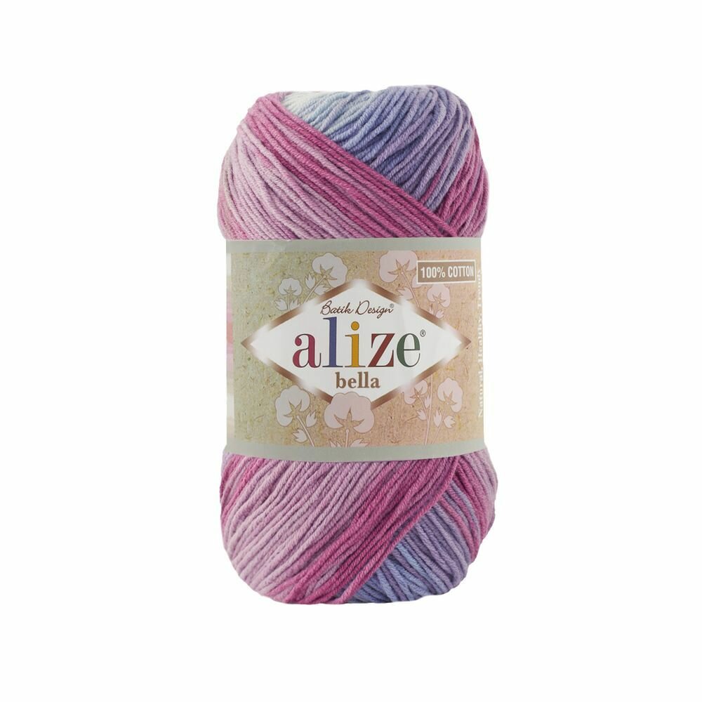 Пряжа Alize Bella Batik 100 3686 (5 мотков по 100г/360м)