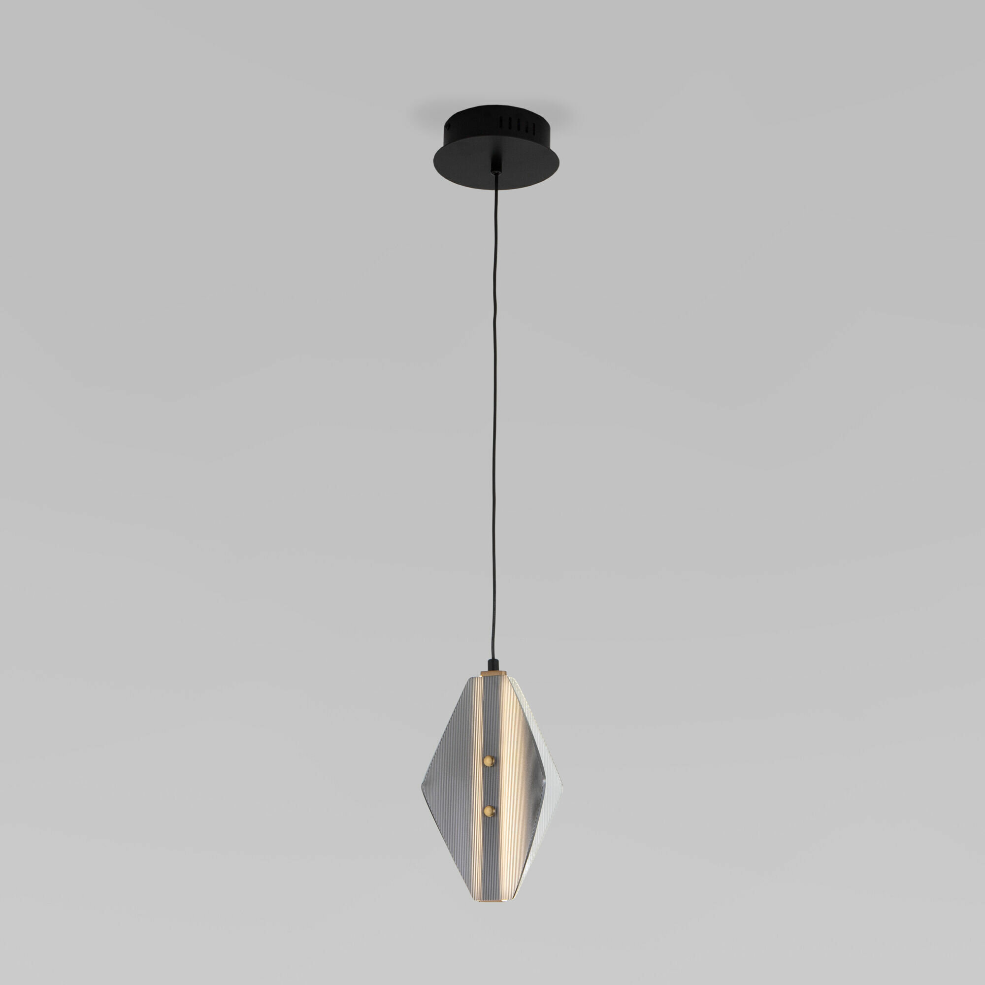 Подвесной светодиодный светильник Eurosvet Glare 304054 LED, 10 Вт, 4000К, латунь