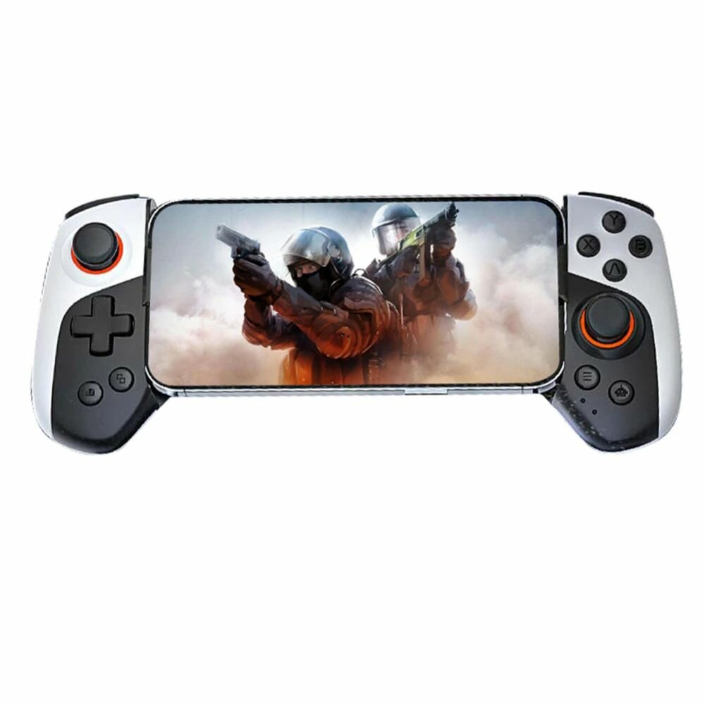 Геймпад с поддержкой Bluetooth и функцией макросов для iPhone 15, 14, 13, iPad, Android, ПК и Switch