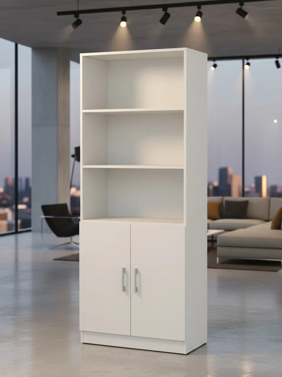 Шкаф FRESTER в спальню прихожую деревянный с полками для одежды, от производителя