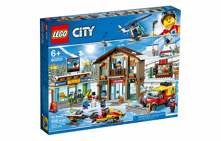 LEGO City Collection, Ski Resort Building Blocks 806pcs 60203 null