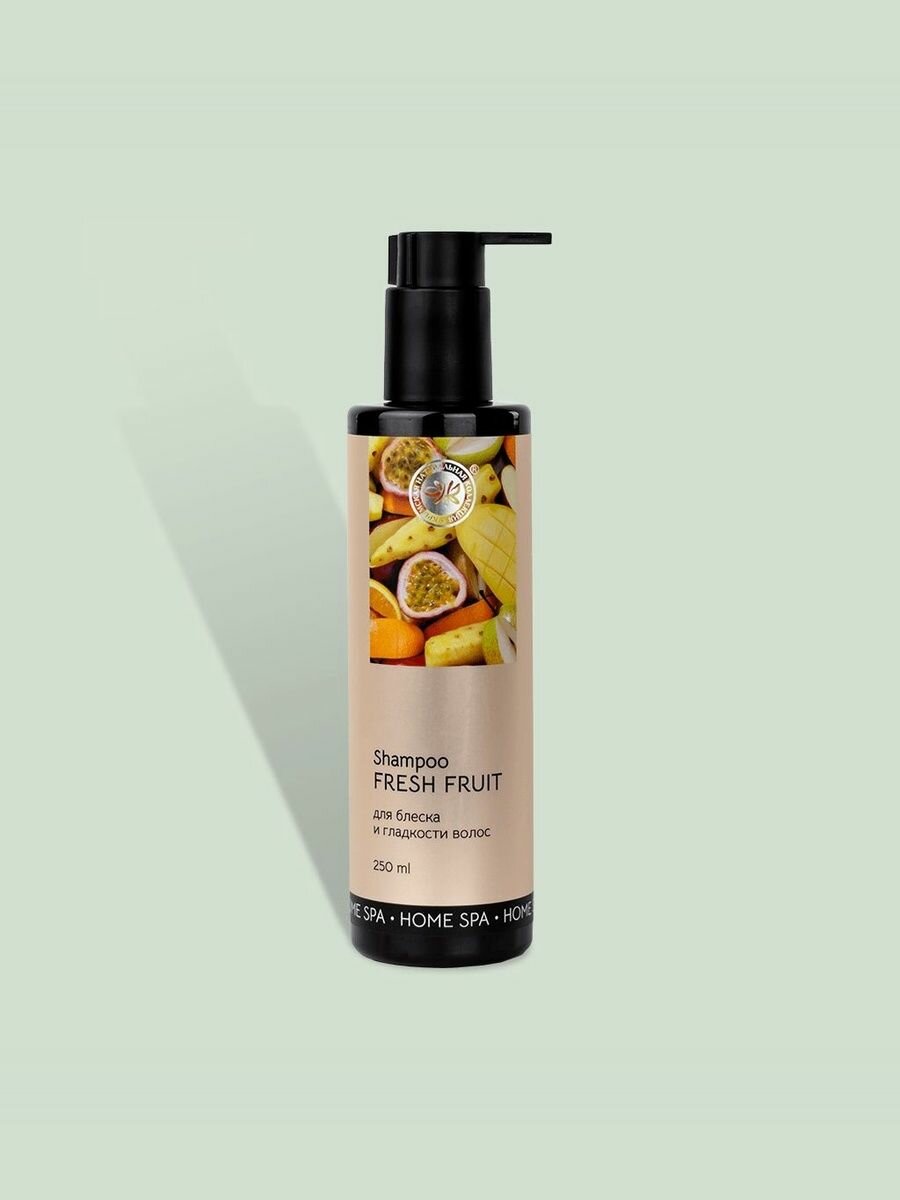 КNК Шампунь Фруктовый фреш для блеска и гладкости волос home spa, 250 мл