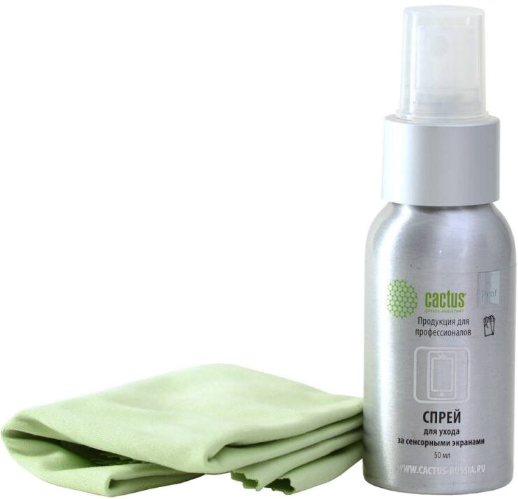 Чистящий набор Cactus "CSP-S3001AL", для электроники, антистатик, 25 см х 25см