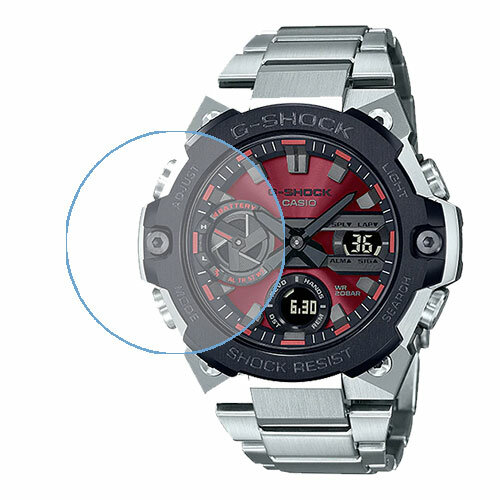 Скрин Мобайл защитный экран для часов Casio GST-B400AD-1A4 из нано стекло 9H