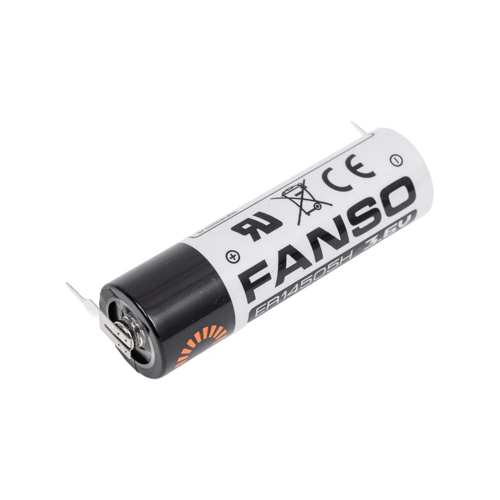 Батарея FANSO тионил‑хлоридная (Li‑SOCl2) ER14505H/2PT, комплект из двух пальчиковых AA, энергетический элемент