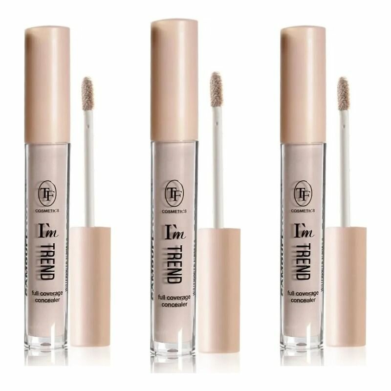 TF Cosmetics Консилер для лица жидкий Camouflage тон 03 натуральный, 3 шт