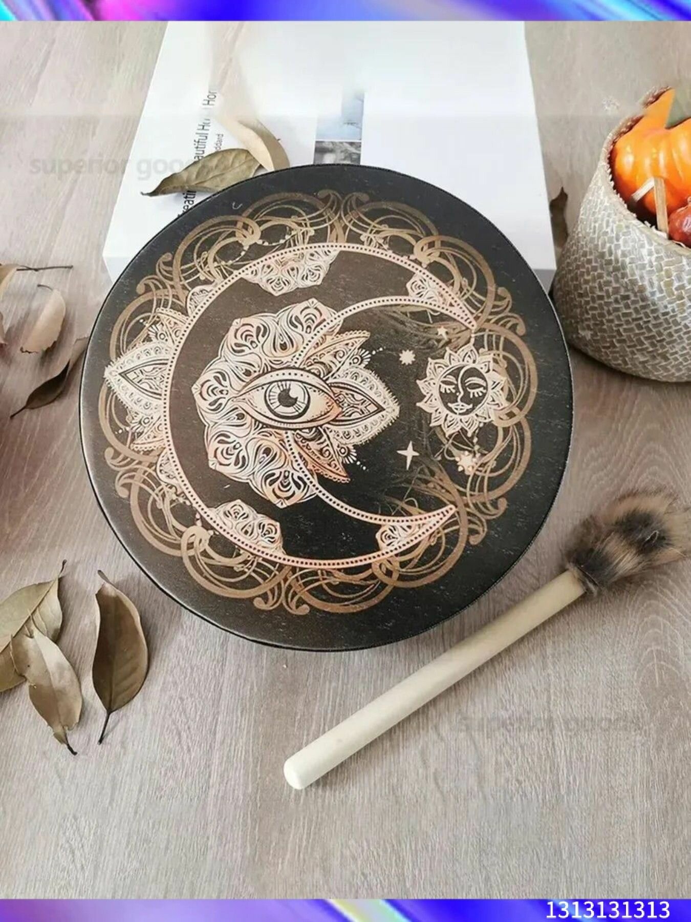 Эксклюзивный бубен шамана ручной сборки