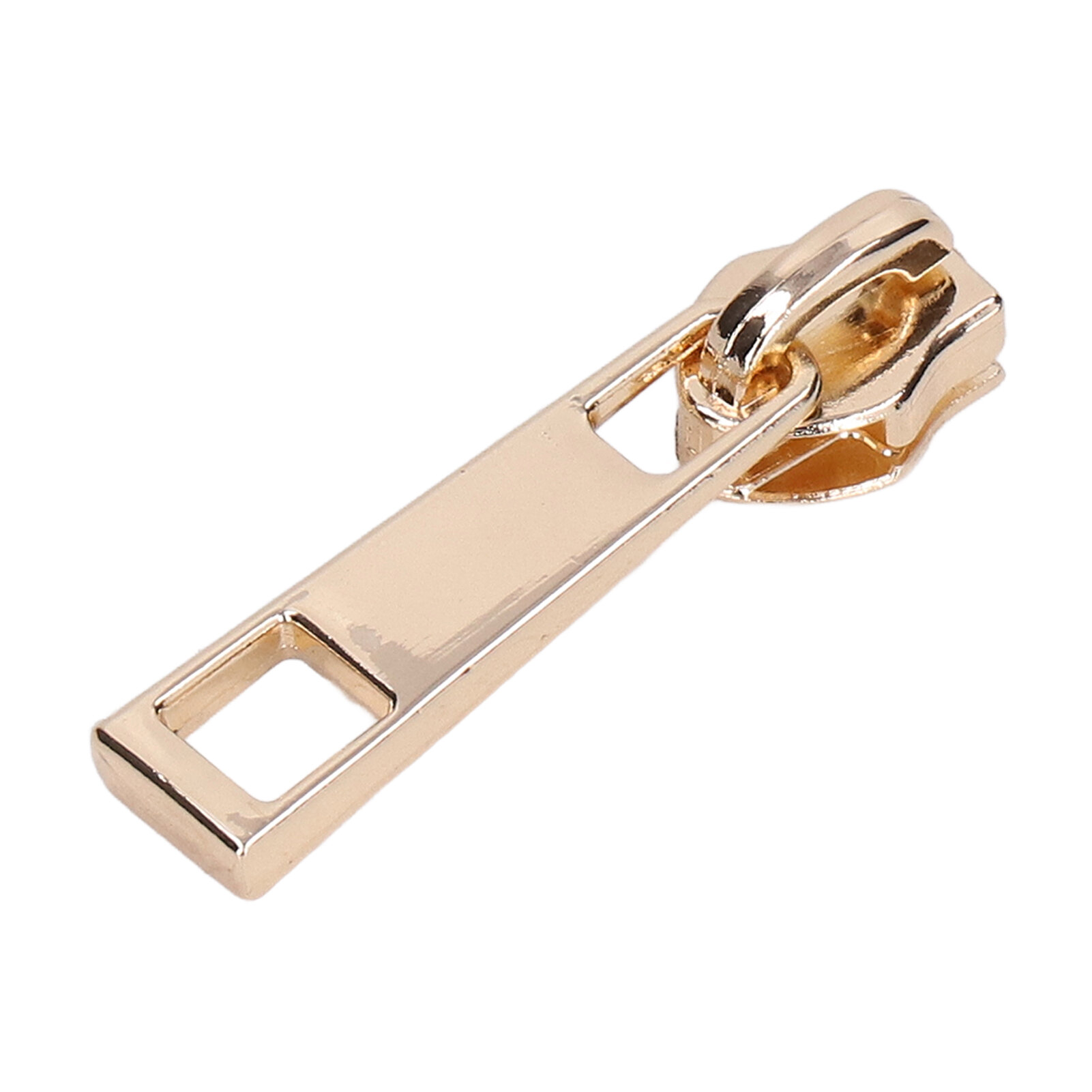 5Pcs Zipper Sliders Alloy 3.3cm x 0.9cm x 1cm Light Gold for Clothing Bags Pillowcase DIY Detachable Reusable Repair Kit