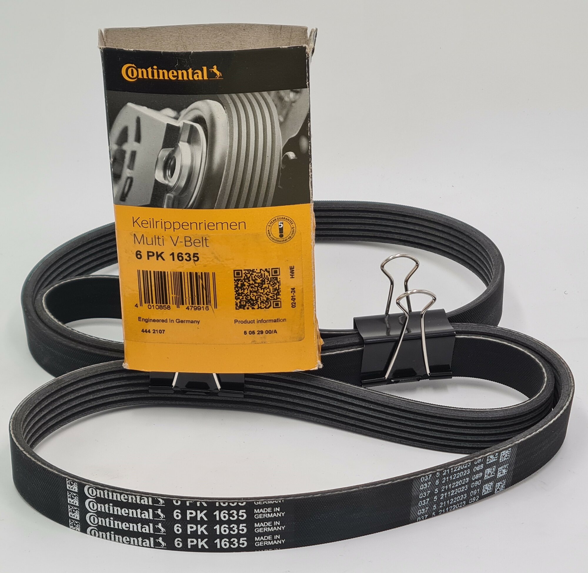 Приводной ремень Continental (Contitech) 6PK1635 для AUDI, BMW, FORD, MITSUBISHI, OPEL, RENAULT, SUZUKI, VAUXHALL, VOLVO