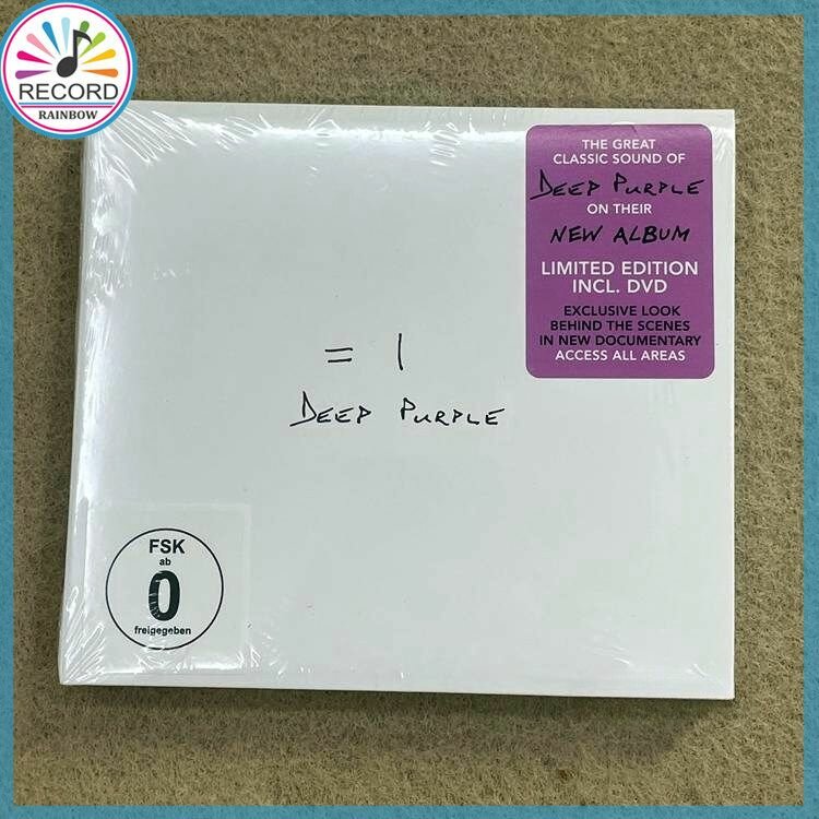 Deep Purple 1 2024 Original CD+DVD Альбом Совершенно новый CD DVD набор 2024 год выпуска