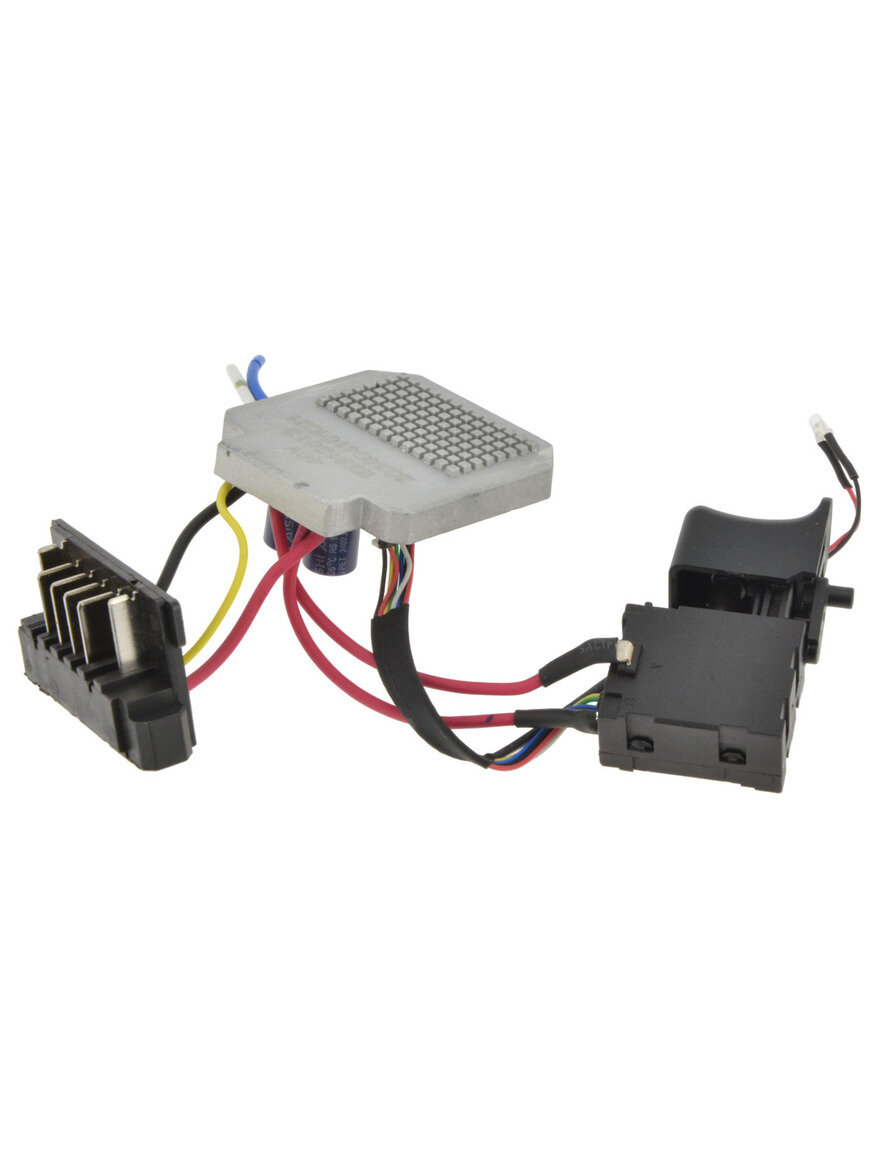 Выключатель и блок управления в сборе для гайковерта ИНТЕРСКОЛ ГАУ-400/36ВЭ (s/n 859. ****)