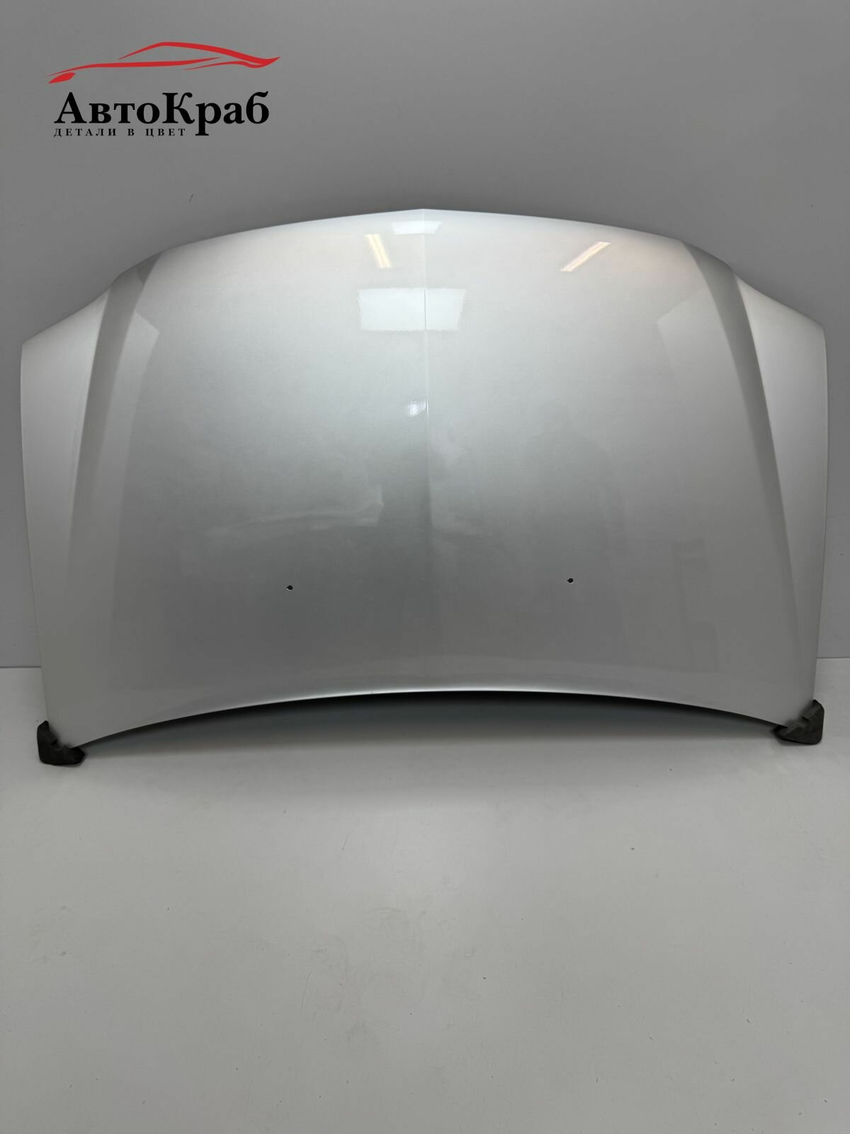 Капот в цвет для Лада Ларгус 2012 - 2021 г. Рено Логан 1 2004 -2009 г. 691 - платина, серебристый