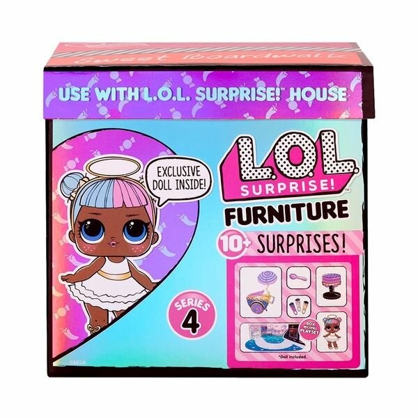 Игровой набор L.O.L. Surprise Furniture Series 4 Sweet Boardwalk with Sugar Doll, 572626