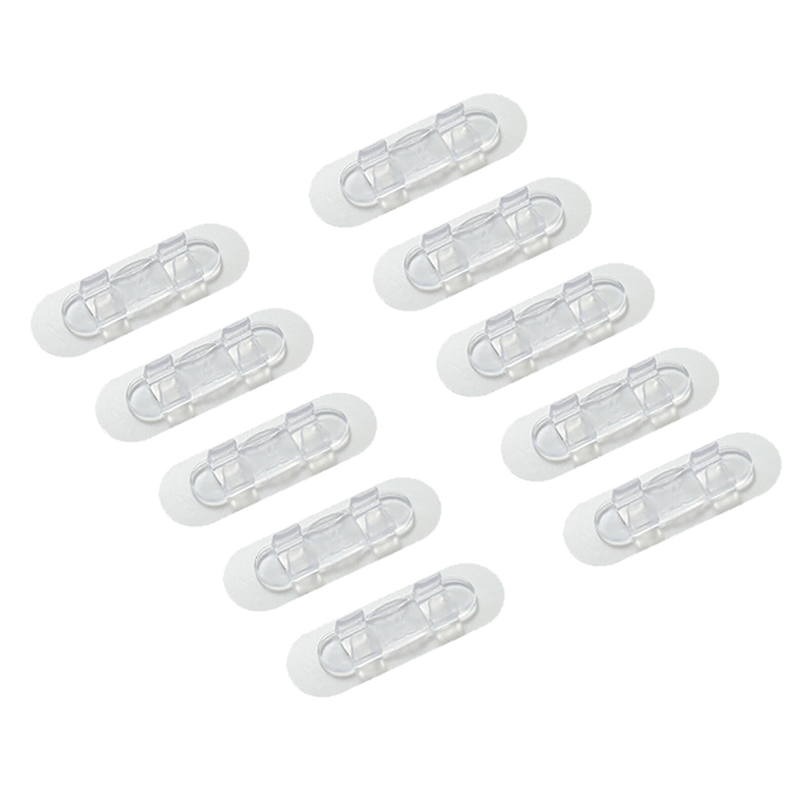 10шт -клейкие кабельные зажимы твердые надежные настенные держатели шнура Организатор шнура для домашнего офиса