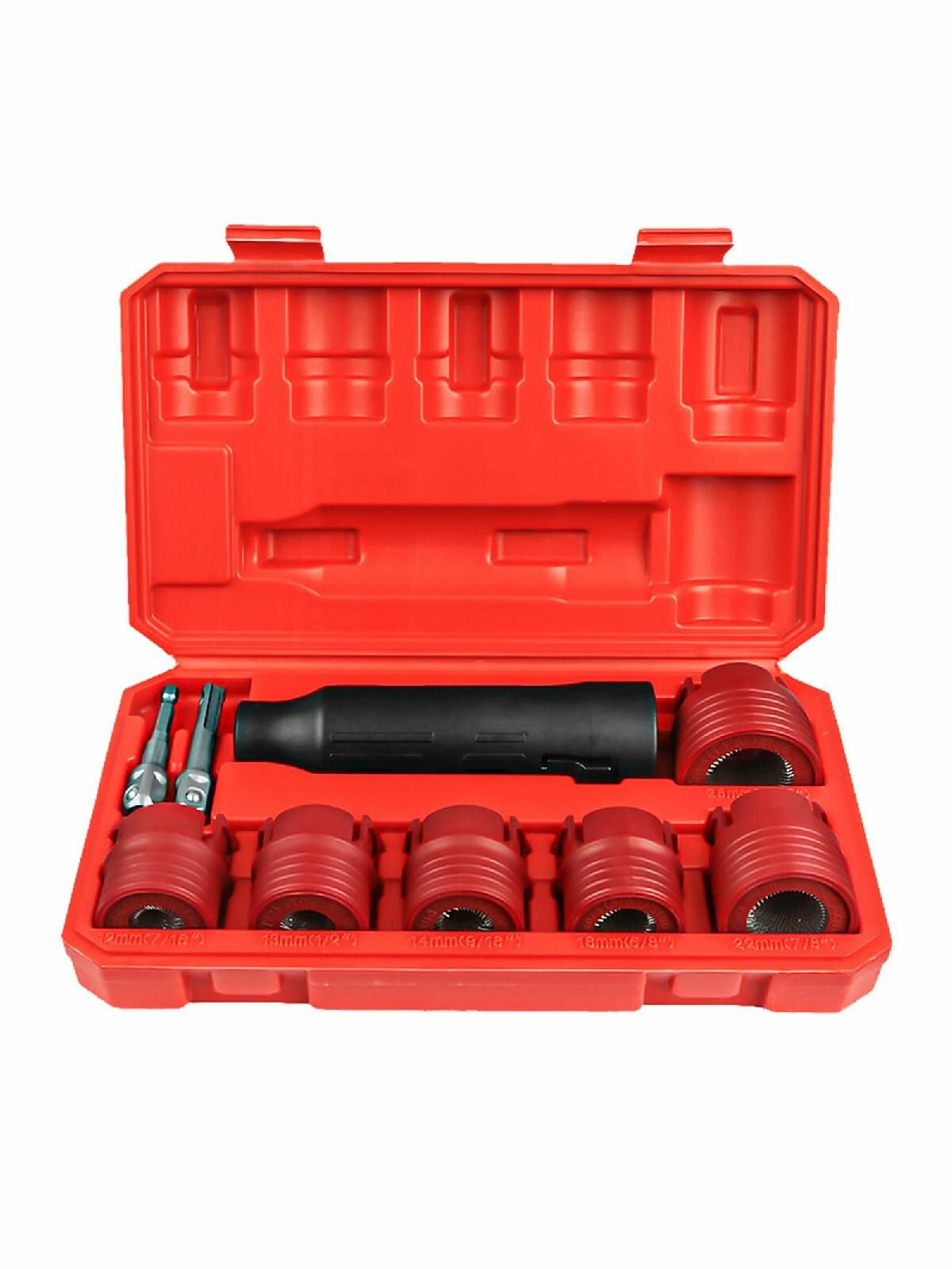 Автотовары,9 шт. Инструмент для очистки шпилек ступиц колес, комплексный набор чистки дрели