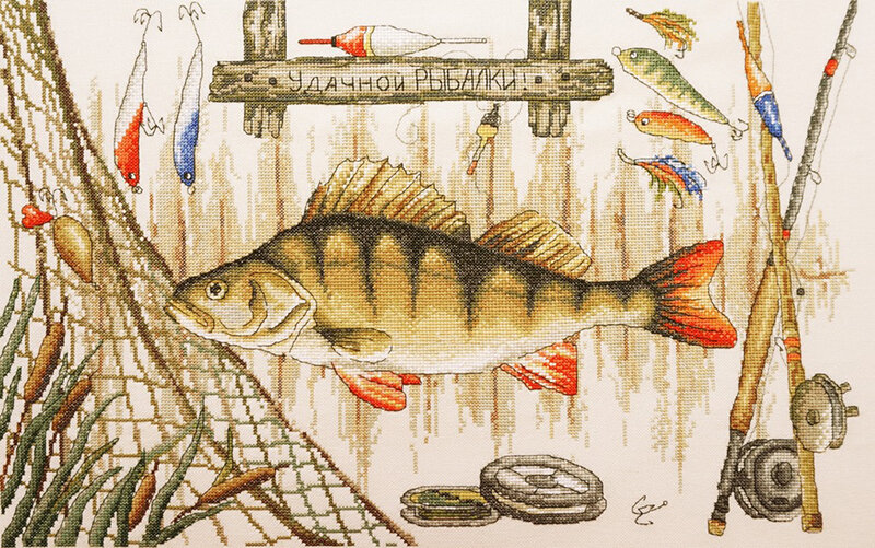 Набор для вышивания Марья Искусница "Удачной рыбалки", Арт. 11.006.02