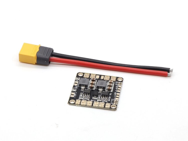 Плата распределения питания для контроллера полета FPV-дрона с понижающим преобразователем 5В/12В, управлением