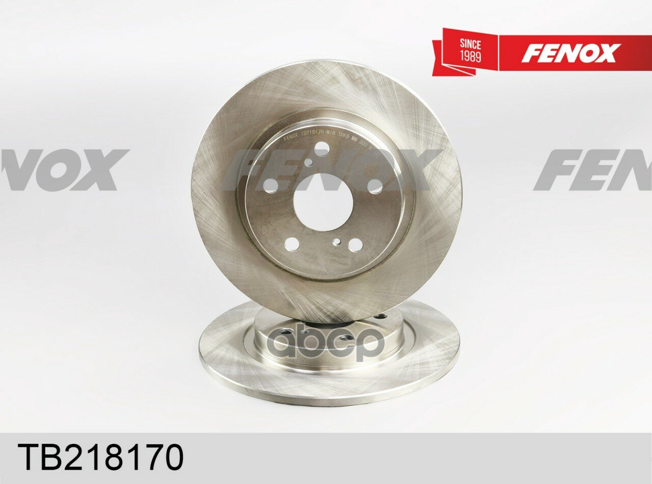 Диск тормозной | зад прав/лев | FENOX арт. TB218170