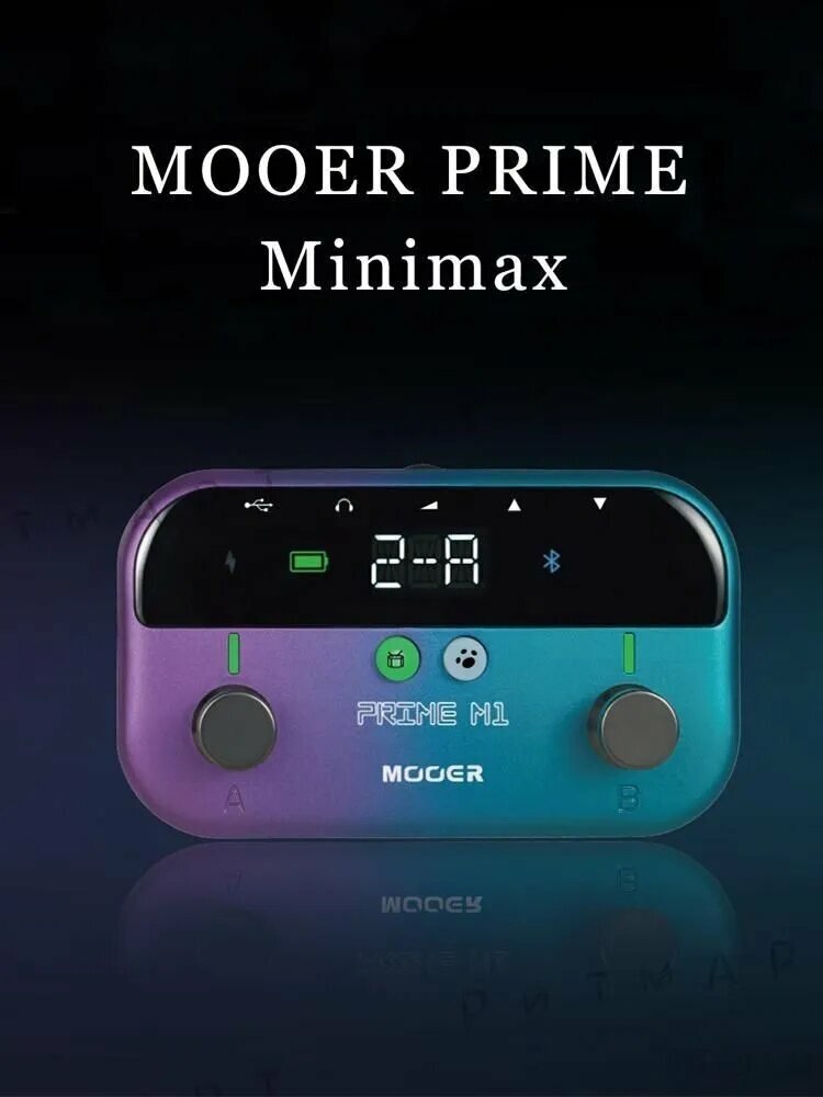 Mooer Prime m1 Портативный интеллектуальный эффект Minimax серии