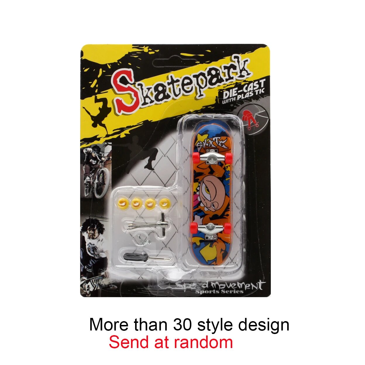 Фингерборд В Блистерной Упаковке, Металлический Мостик, Деревянная Доска Для Пальцев, Игрушка Для Детей, Подарок