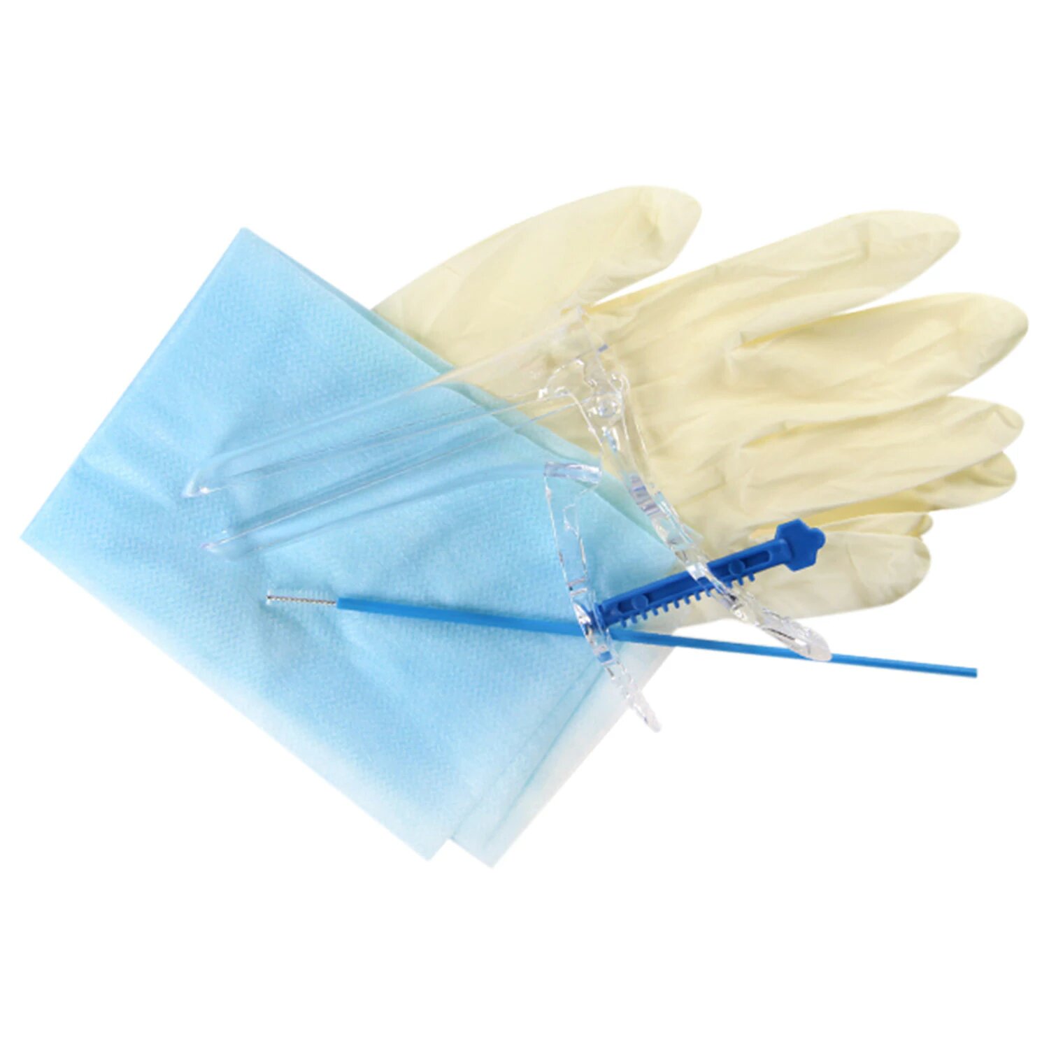 Набор гинекологический стерильный "Ева" №1, размер S, с цитощеткой, комплект 100 шт, КПИ