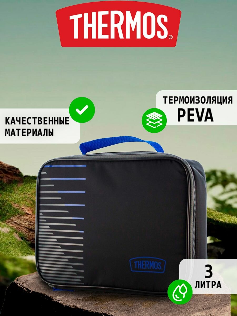 Термосумка сумка-холодильник Thermos Value Standard Lunch Kit 3 л, черная 765185