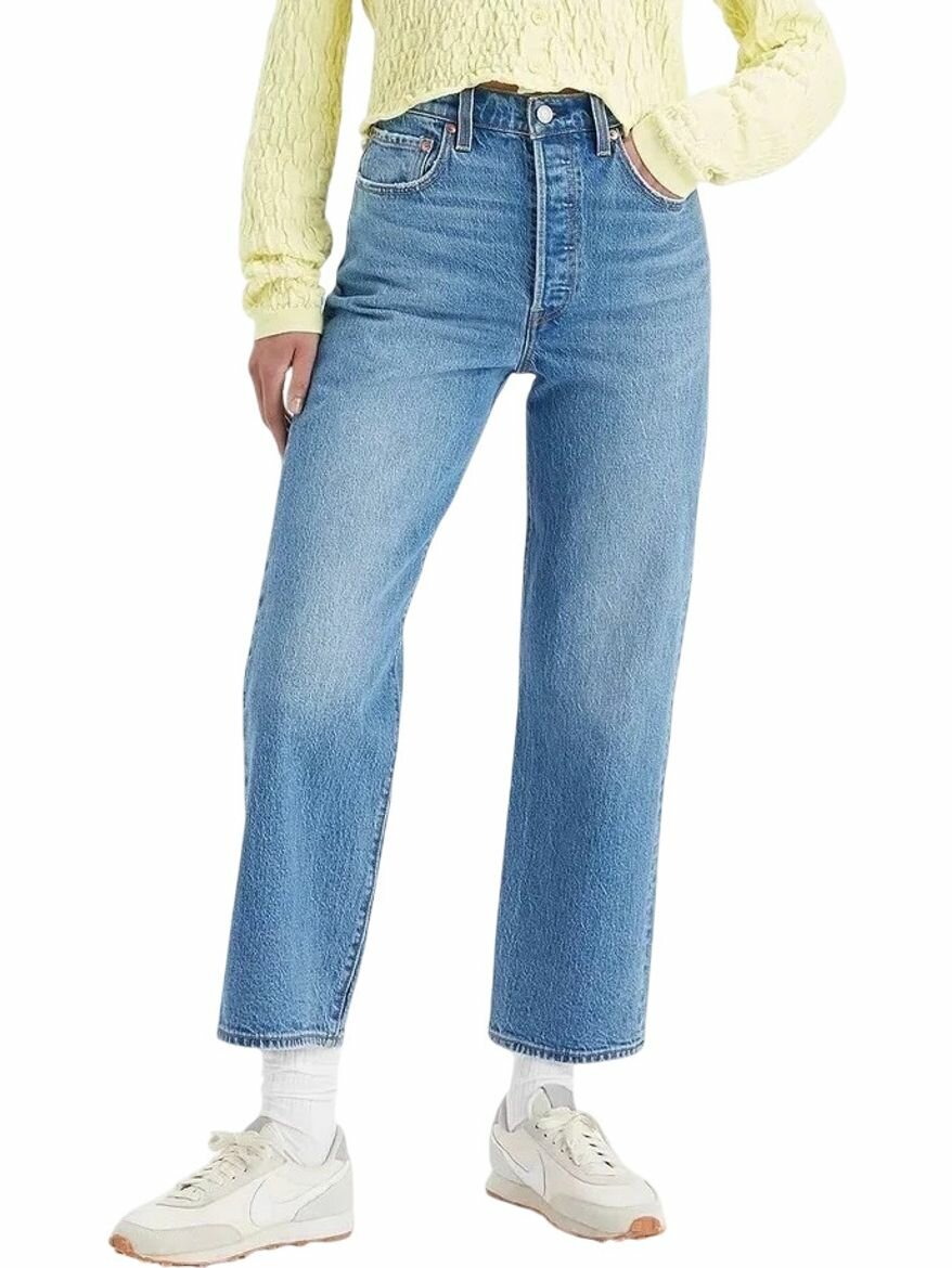 Джинсы Women Ribcage Straight Ankle Jeans 