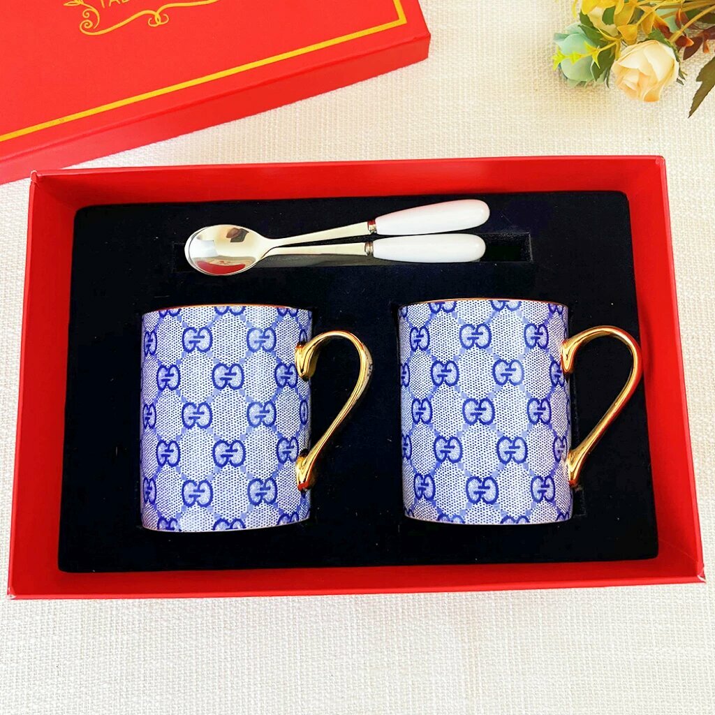 Британские кружки из костяного фарфора для пар, кофейные чашки в европейском стиле, чашки для молочного чая, офисные