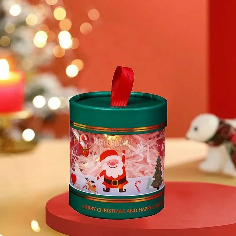 Прозрачная коробка конфет, Яблочная коробка для рождественских подарков