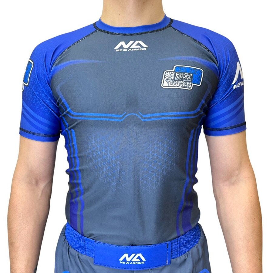 Рашгард Союз ММА синий