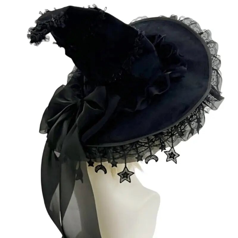 Ведьминская шляпа черная, Color: Black